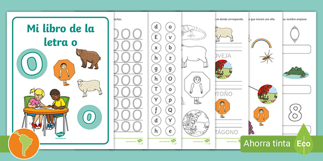 Mi libro de la letra o