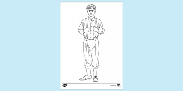 Aaron Winthrop Colouring | Colouring Sheets