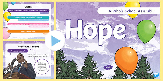 Hope Assembly Pack (teacher made)