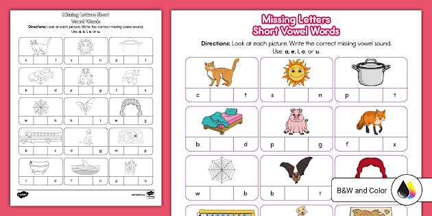Worksheets Vowel Sounds