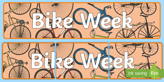 Bike Week Display Banner