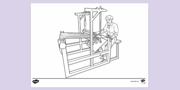FREE! - Weaving Colouring | Colouring Sheet (teacher made)