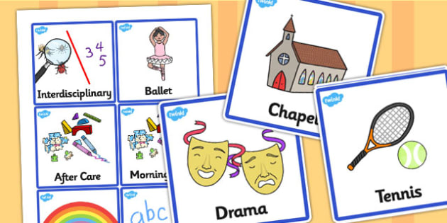 FREE! - Editable Additional Visual Timetable Cards