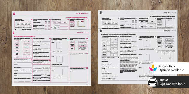 Electricity and Magnetism Revision Mat - Foundation | Beyond