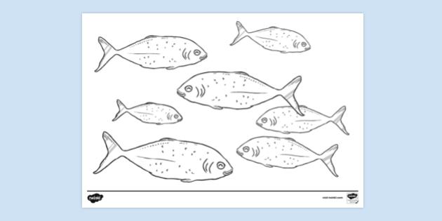 FREE! - Fish Swimming Underwater Colouring | Colouring Sheets
