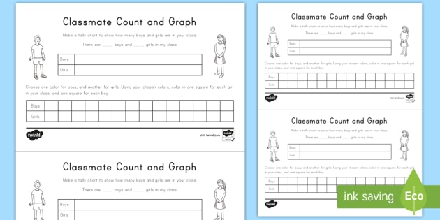 Classmate Count and Graph Activity