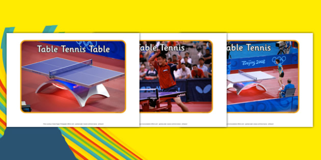 The Olympics Table Tennis Display Photos - Table Tennis, Olympics, Olympic