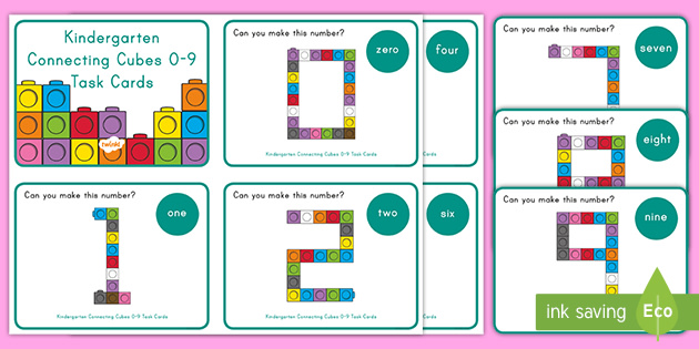 Connecting Cubes Worksheets
