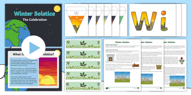 Winter Solstice Resource Pack (teacher made)