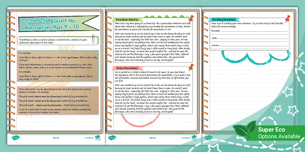Year 5 Punctuation Parent Guide and Activity Ideas - Twinkl Guides