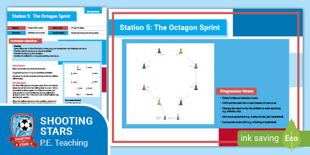 FREE! - PE Station 5 3rd/4th Class (teacher made)
