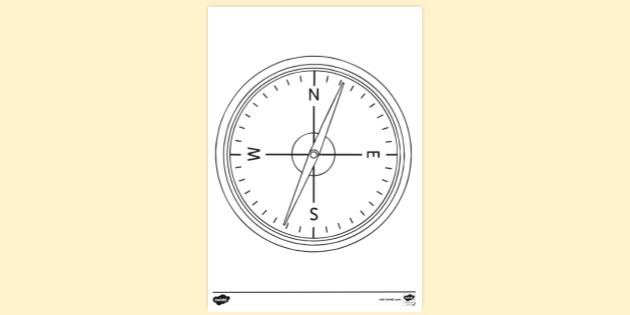 FREE! - Compass | Colouring Sheets (teacher made)
