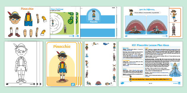 Pinocchio Story Sack (teacher made)