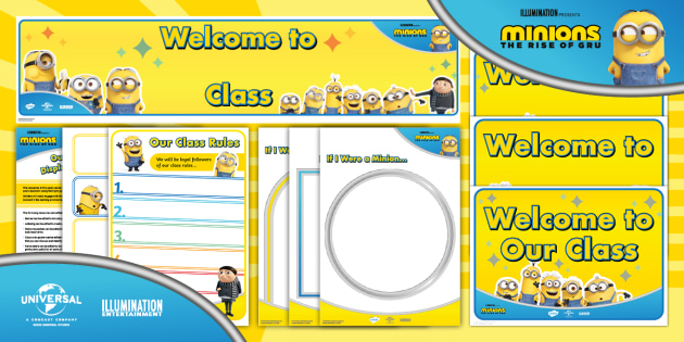 FREE! - Minions Classroom Display Pack - KS1 - Primary - Twinkl