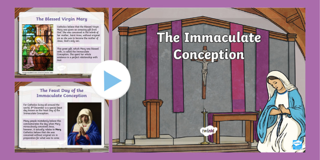 Immaculate Conception 02 Christian Powerpoint Templates The Father 03