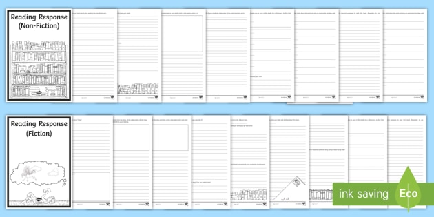 Reading Book Response Activity Booklet - Reading Book Response Activity