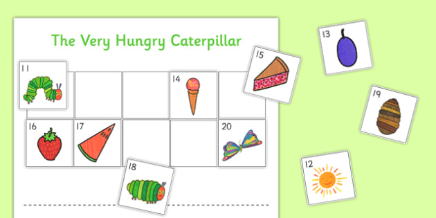 FREE! - Cut and Stick Number Ordering Sheets 11-20 to Support Teaching ...