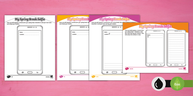 Selfie Activities | twinkl.com.au