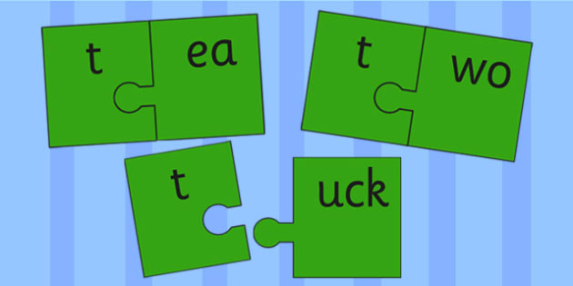 t and Vowel Production Jigsaw Cut Outs (teacher made)