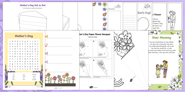KS1 Mother's Day Activity Pack (teacher made)