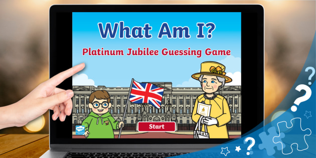 Queen's Platinum Jubilee Guessing Game PowerPoint - Twinkl