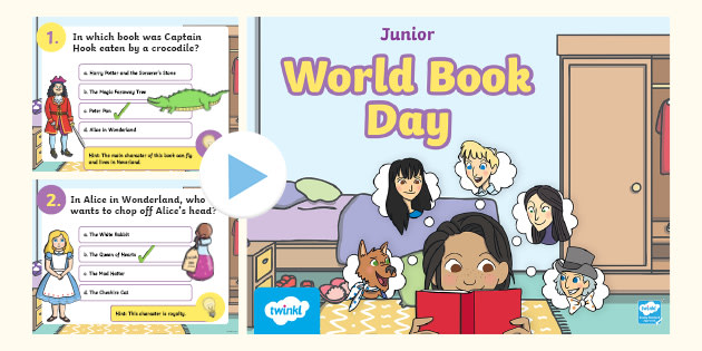 World Book Day Activities | Foundation Phase | Quiz