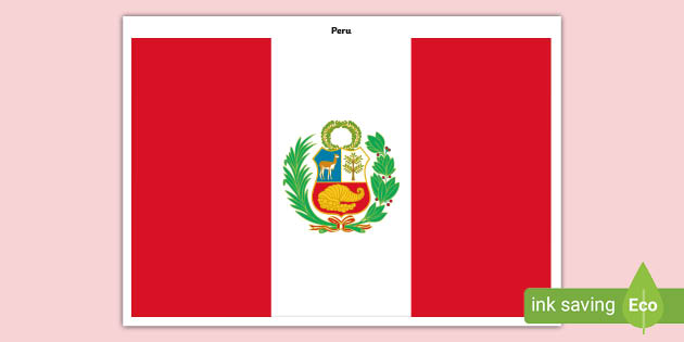 Peru Flag Display Poster (teacher made)