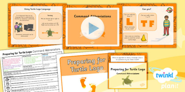 Computing: Preparing for Turtle Logo: Command Abbreviations Year 2 ...