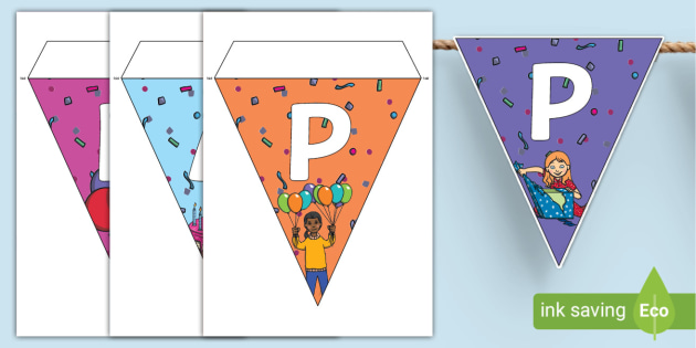 Bunting saying Happy Birthday | Primary Resources