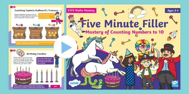 EYFS Five Minute Filler Counting PowerPoint (Ages 3-4) EYFS Five Minute Filler Counting PowerPoint (Ages 3-4)