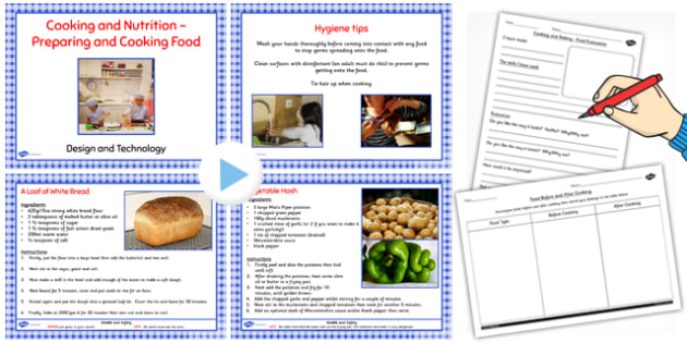 Preparing and Cooking Savoury Dishes Lesson Teaching Pack - cook