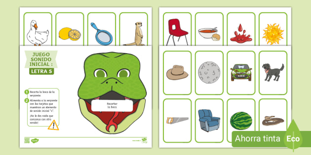 Hojas De Trabajo Para Identificar Los Sonidos Iniciales