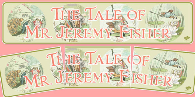 The Tale of Mr Jeremy Fisher Display Banner