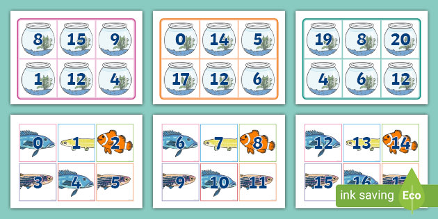 Number Bonds to 20 Bingo (teacher made)