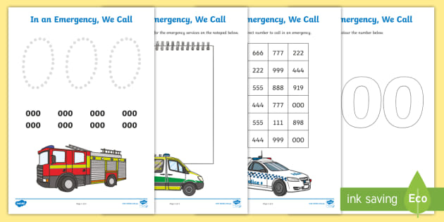 Triple Zero Emergency Worksheets Teacher Made Triple Zero Emergency Worksheets Teacher Made