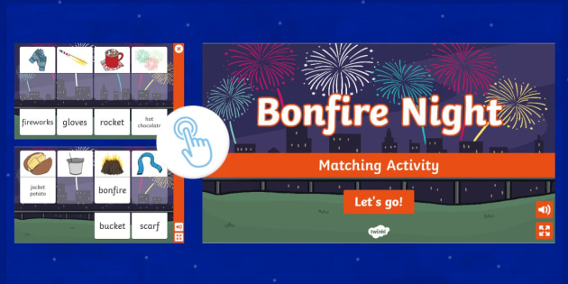 Bonfire Night Matching Activities | twinkl.com.au