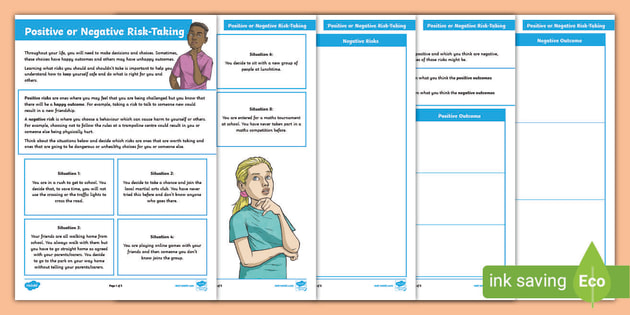 KS2 Positive or Negative Risk Activity (teacher made)