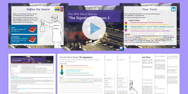 GCSE Pre-1914 Short Stories: 'The Signalman' by Charles Dickens