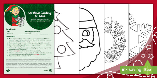 Christmas Painting Activities | twinkl.co.uk