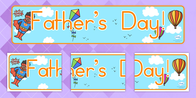 Fathers Day Display Banner
