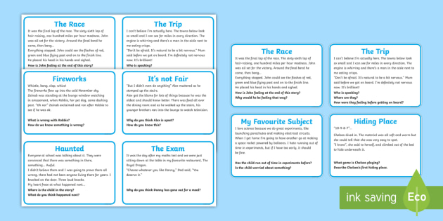 Inference Challenge Cards (teacher made)