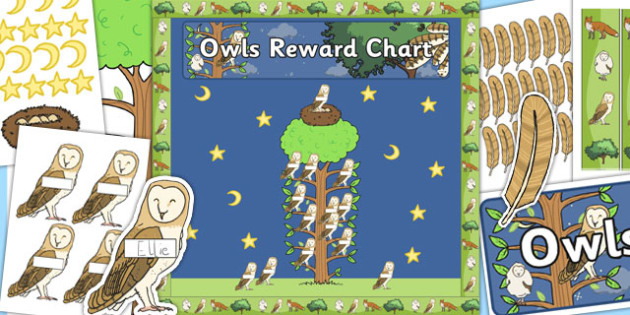 👉 Owls Reward Display Pack (teacher made)