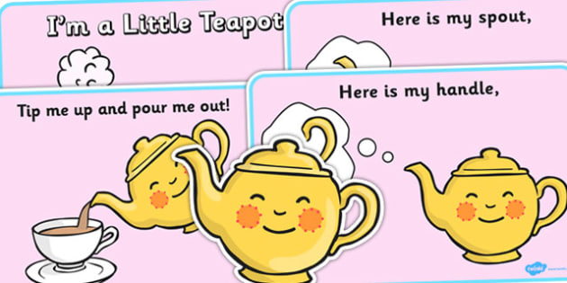 I'm a Little Teapot Sequencing - I'm a Little Teapot