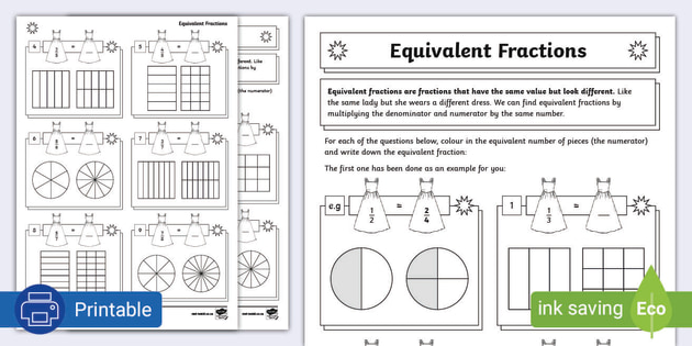 Equivalent Fractions Explained For Primaryschool Parents