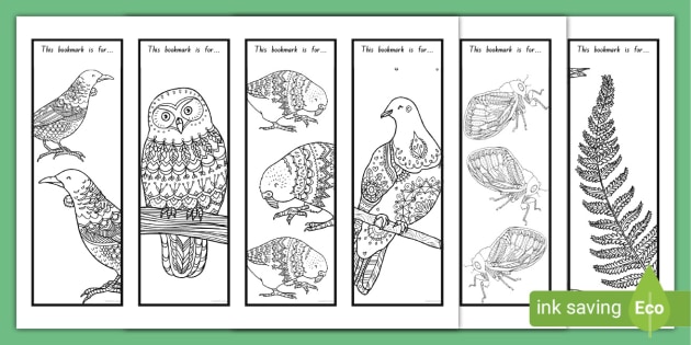 NZ Mindfulness Colouring Bookmarks (Teacher-Made)