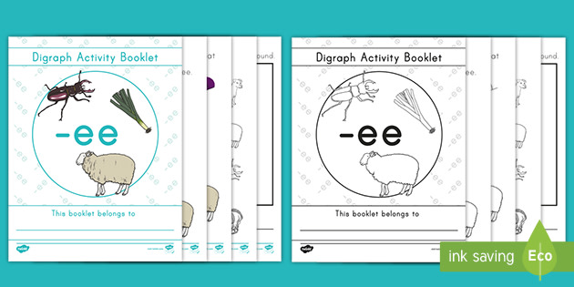 -ee Digraph Activity Booklet (teacher made)