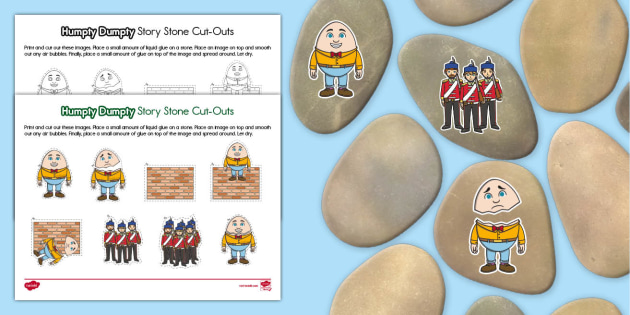 Humpty Dumpty Story Stone Cut-Outs (teacher made)