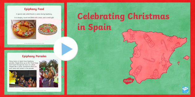 KS2 Pictures of Spain during Christmas PowerPoint