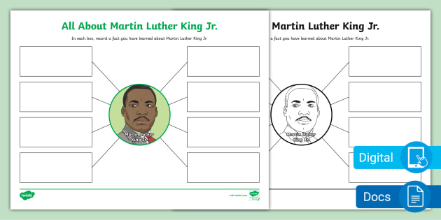 Martin Luther King Jr. Graphic Organizer | Resource | Twinkl