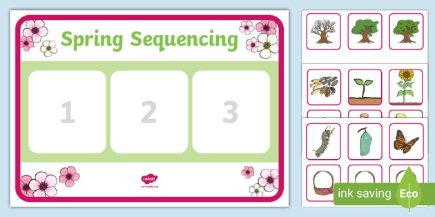 Spring Sequencing Cards (teacher made)